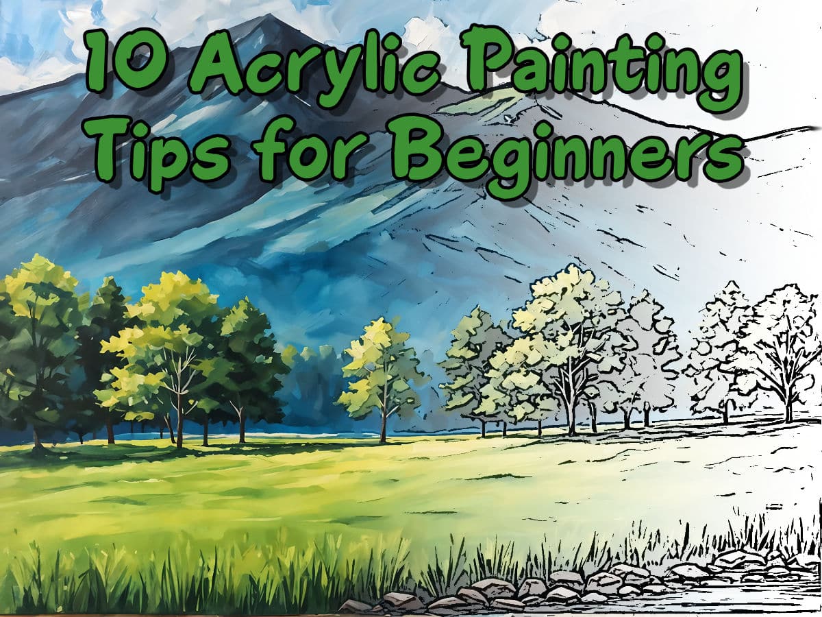 10 Acrylic Painting Tips for Beginners | Online Art Lessons