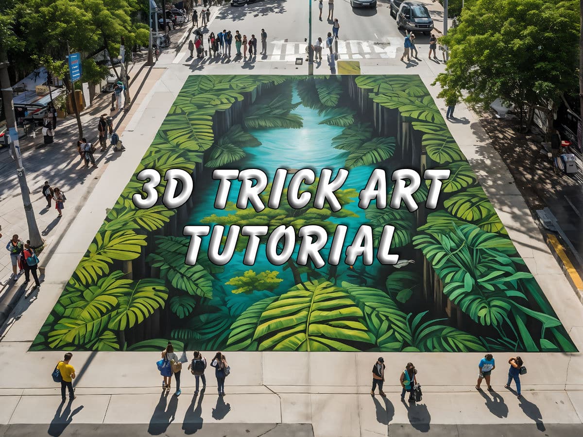 How to Create 3D Trick Art | Online Art Lessons