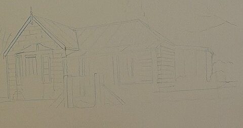 How to Draw a Farmhouse in Pen and Ink | Online Art Lessons