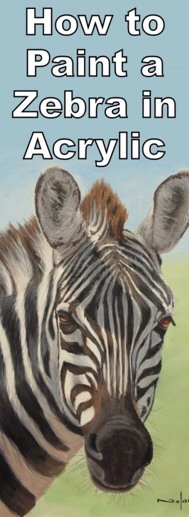 How to Paint a Zebra in Acrylic | Online Art Lessons