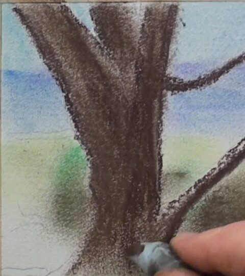 How to Draw a Small Stream in Pastel | Online Art Lessons