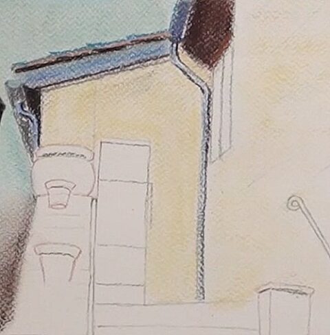How to Draw Tuscan Steps in Pastel | Online Art Lessons
