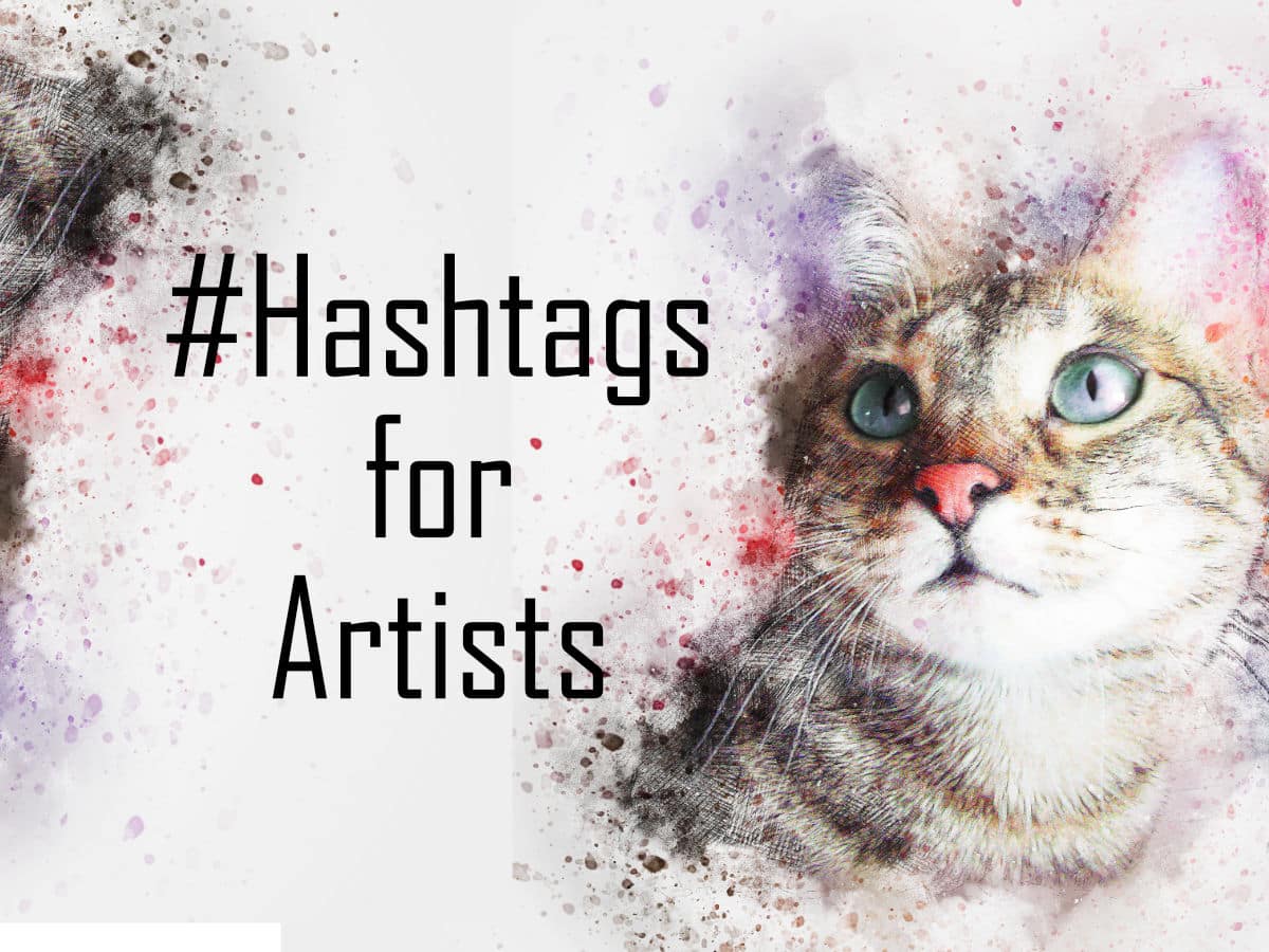 Best Hashtags for Artists | Online Art Lessons