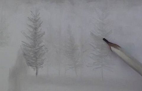 How to Draw a House in the Snow | Online Art Lessons