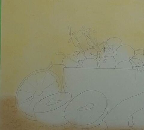 How to Draw Still Life with Fruit in Pastel | Online Art Lessons