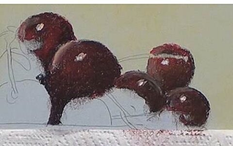 How to Draw Still Life with Fruit in Pastel | Online Art Lessons