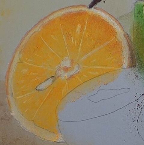 How to Draw Still Life with Fruit in Pastel | Online Art Lessons