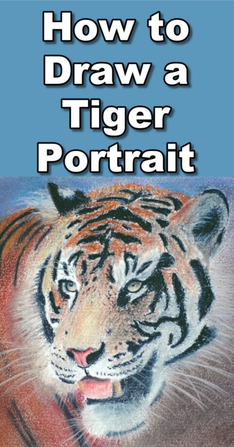 How to Draw a Tiger Portrait in Pastel | Online Art Lessons