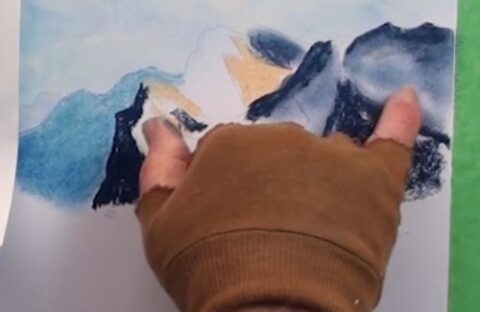 How to Draw Mist in the Valley in Pastel | Online Art Lessons