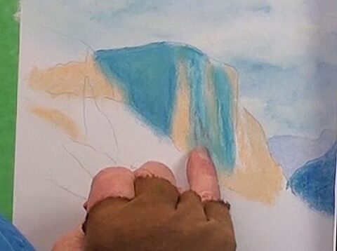 How to Draw Mist in the Valley in Pastel | Online Art Lessons