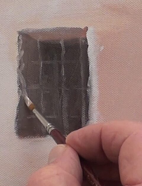 How to Paint a Stone Doorway in Acrylic | Online Art Lessons