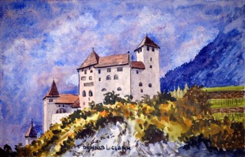 How to Paint an Ancient Castle in Watercolor | Online Art Lessons