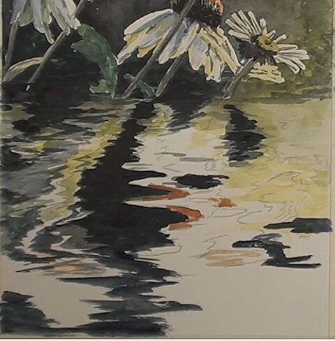 Paint Flower Reflections in Watercolor | Online Art Lessons