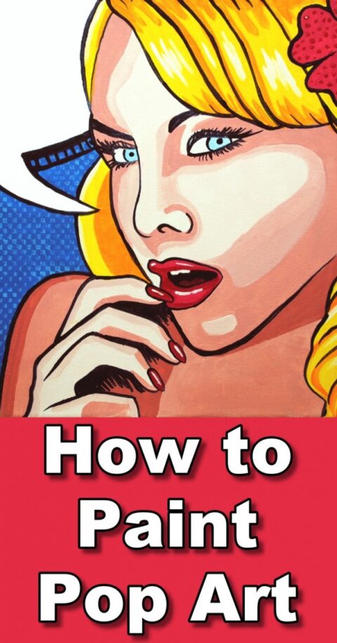 How to Paint Pop Art Portrait | Online Art Lessons