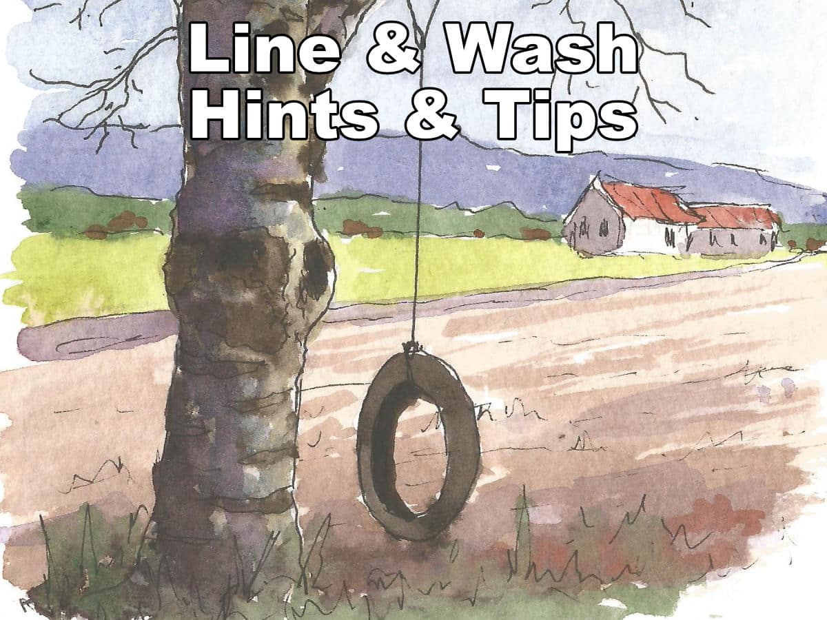 Line and Wash Sketching Tips | Online Art Lessons