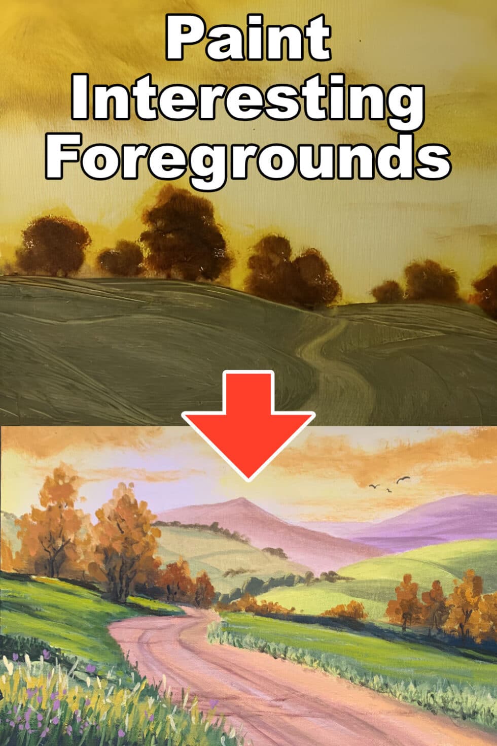 Painting Interesting Foregrounds | Online Art Lessons