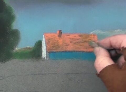 How to Draw Hay Bales in Pastel | Online Art Lessons