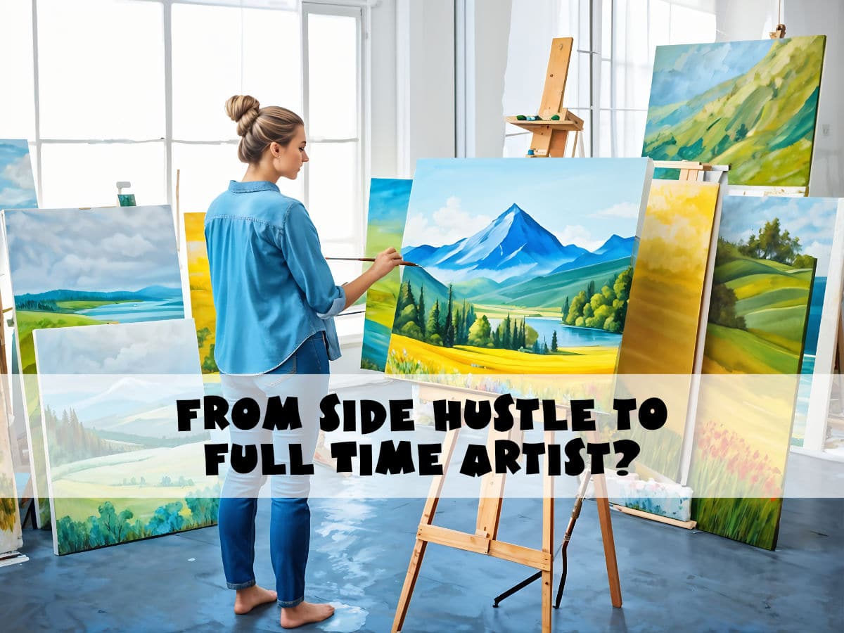 From Side Hustle to Full Time Artist? | Online Art Lessons